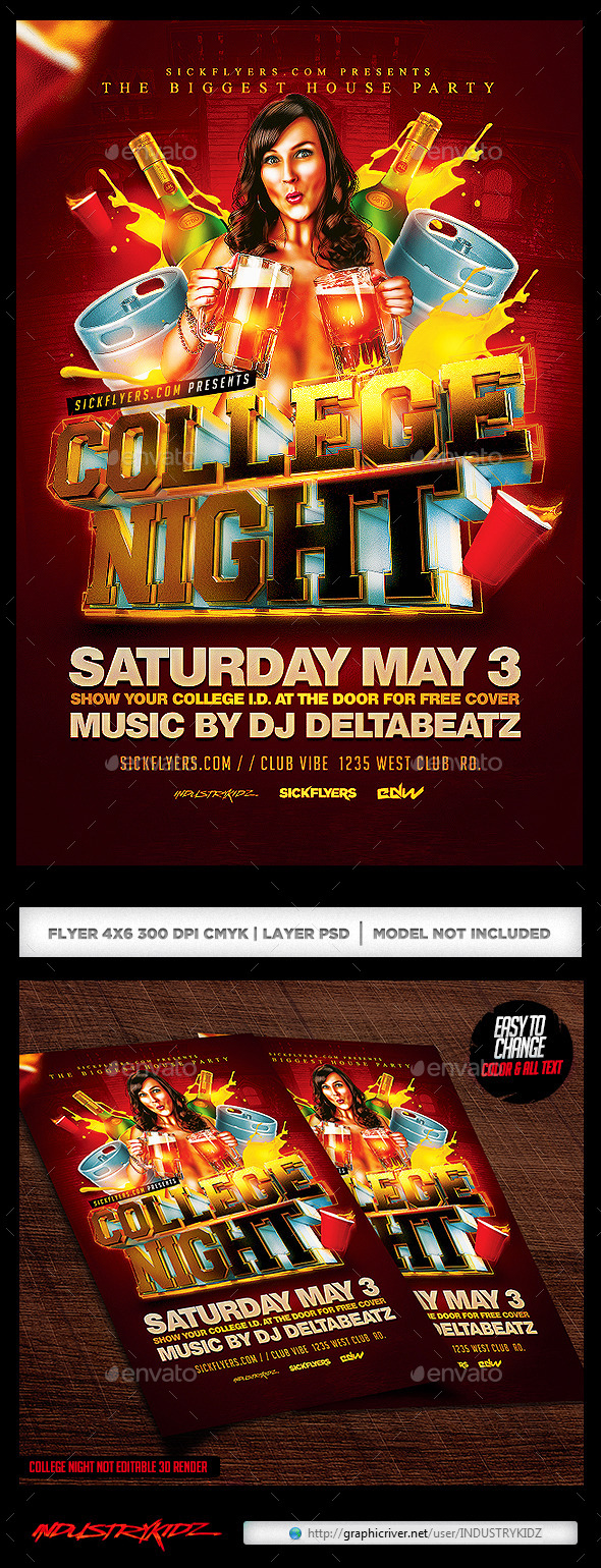 College Graphics, Designs & Templates | GraphicRiver