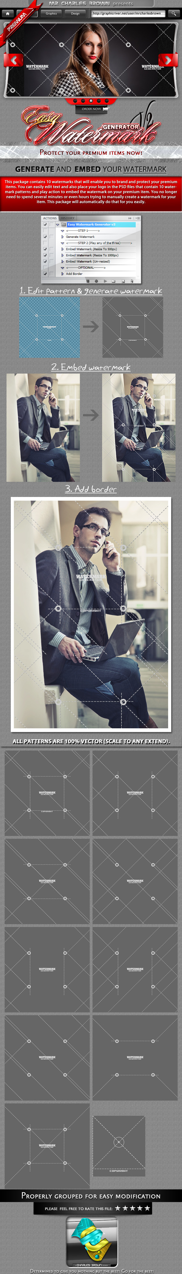 Watermark Graphics, Designs & Templates | GraphicRiver