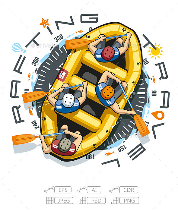 Raft Graphics, Designs & Templates | GraphicRiver