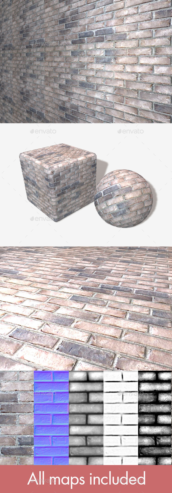 Brick Wall CG Textures from 3DOcean