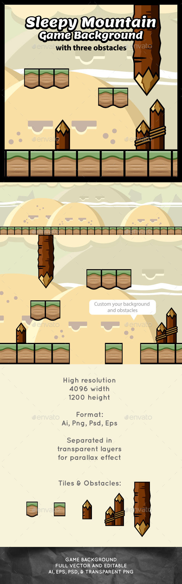 Obstacle 2D Game Assets from GraphicRiver