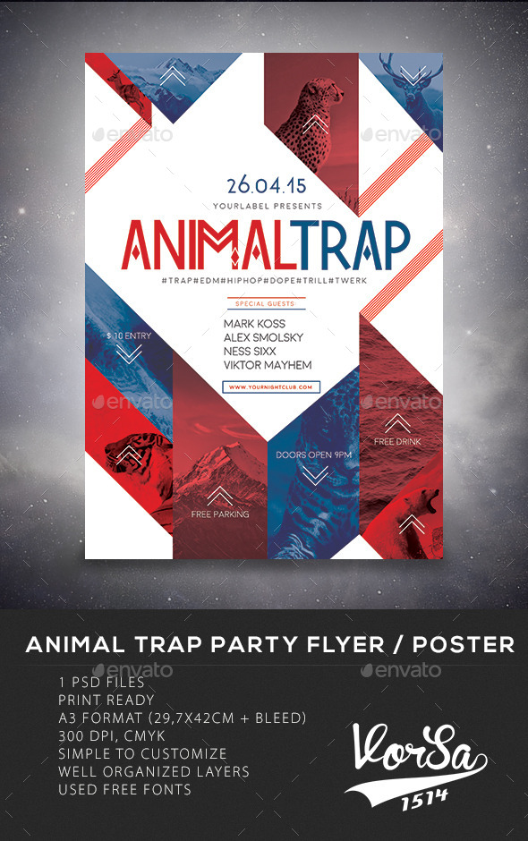 Trap Graphics, Designs & Templates | GraphicRiver