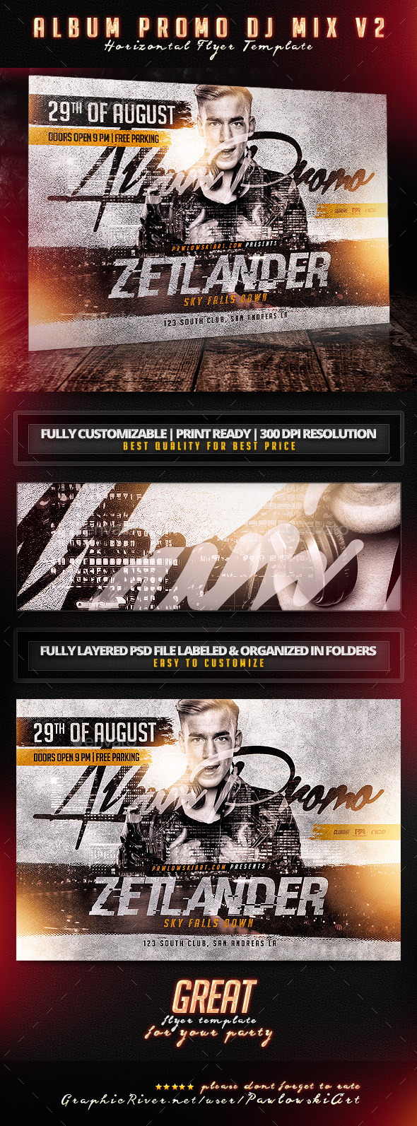 Album Flyer Templates from GraphicRiver