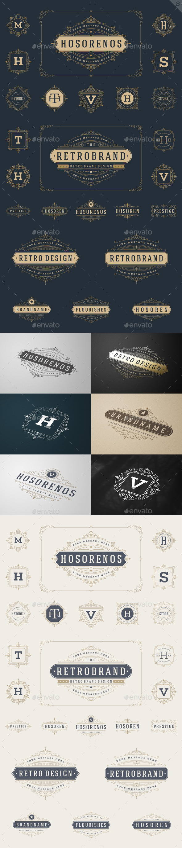 Monogram Graphics, Designs & Templates from GraphicRiver