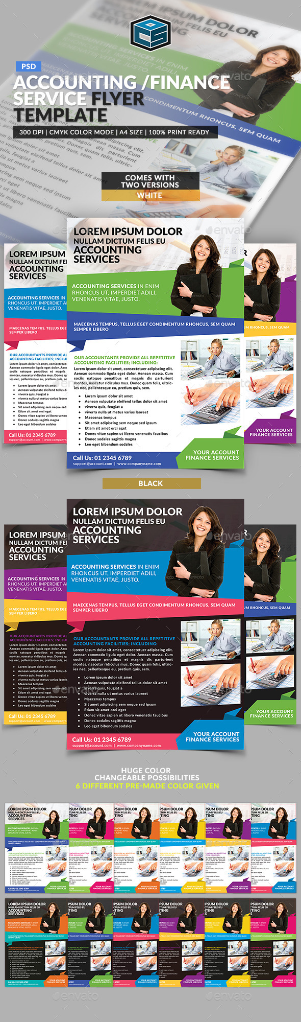 Accounting Flyer Templates from GraphicRiver