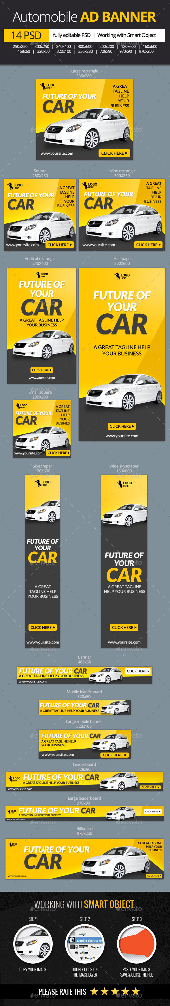 Car Banners & Ad Templates from GraphicRiver