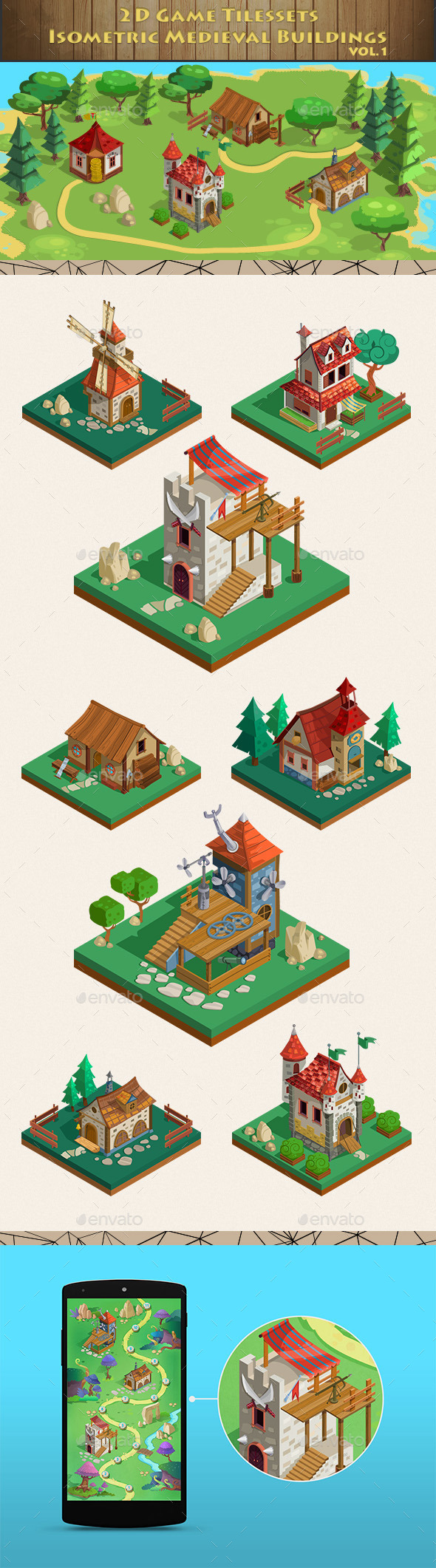 Game Tilesets from GraphicRiver
