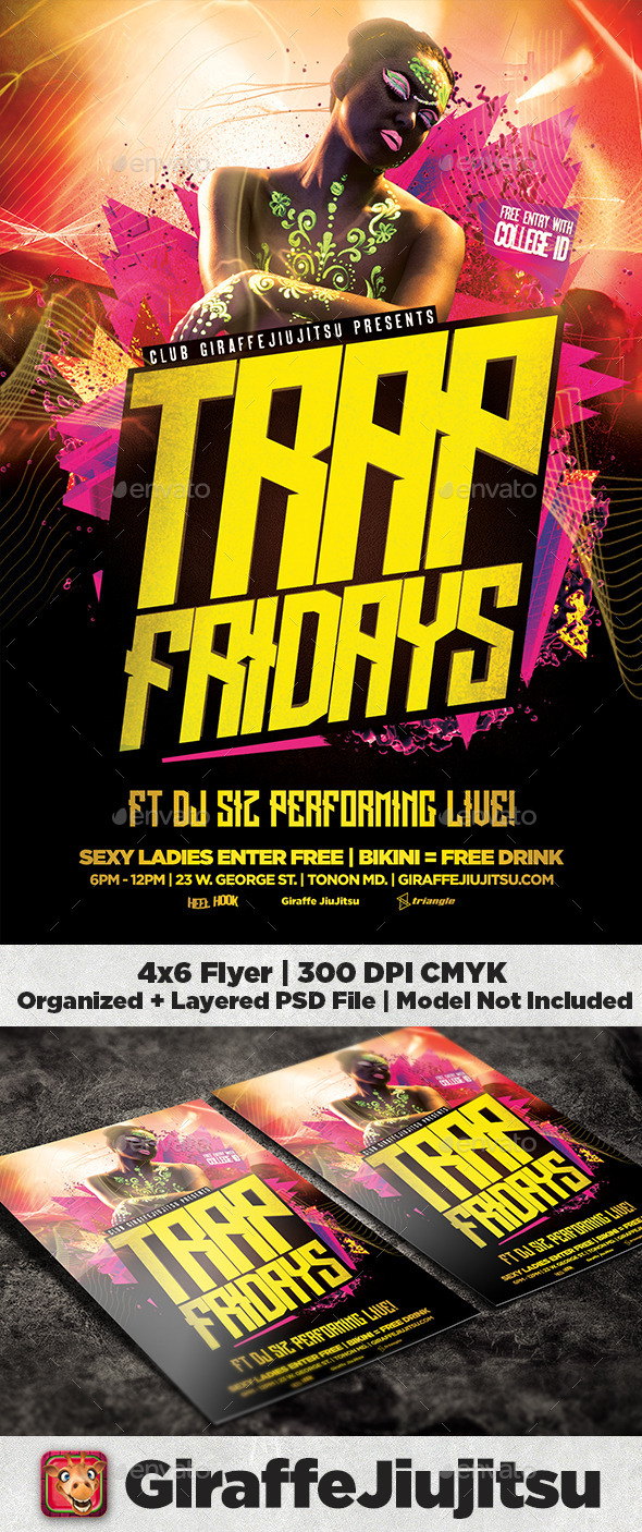 Trap Graphics, Designs & Templates | GraphicRiver