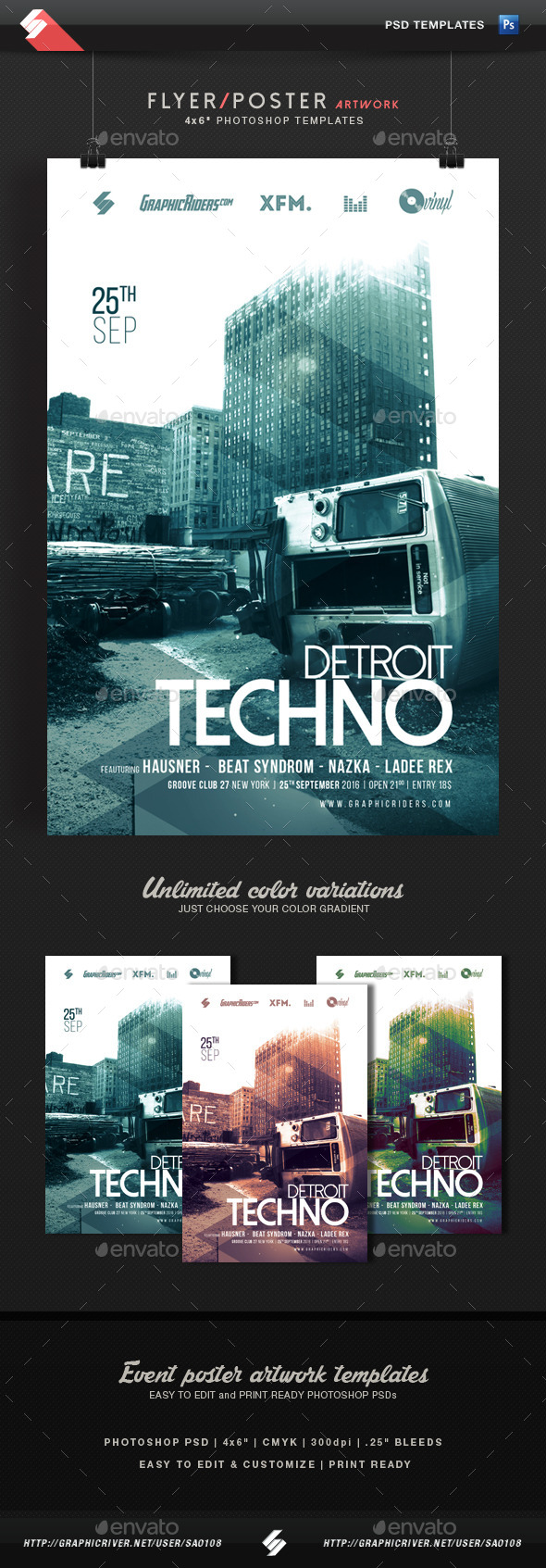 Detroit Graphics, Designs & Templates | GraphicRiver