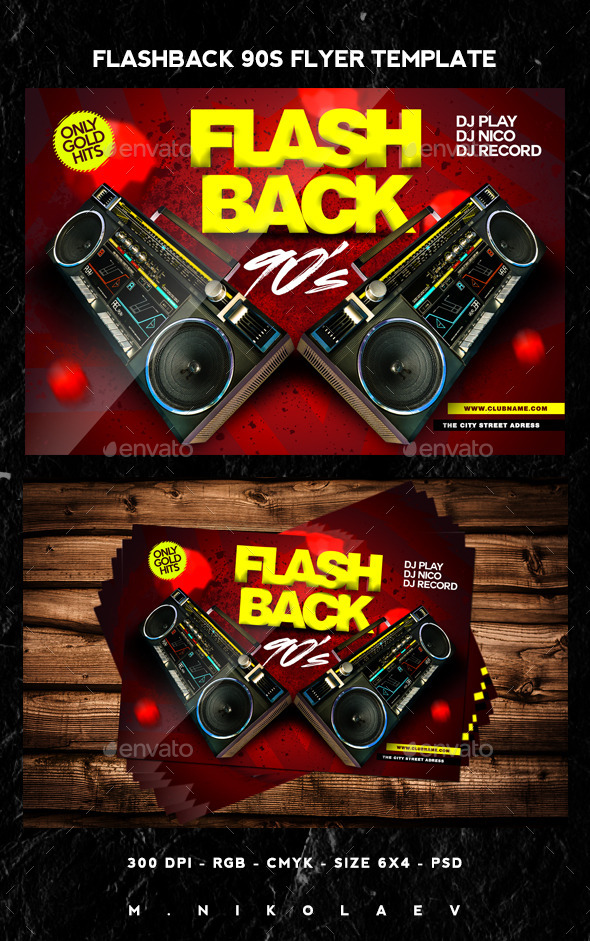 Flashback Graphics, Designs & Templates | GraphicRiver