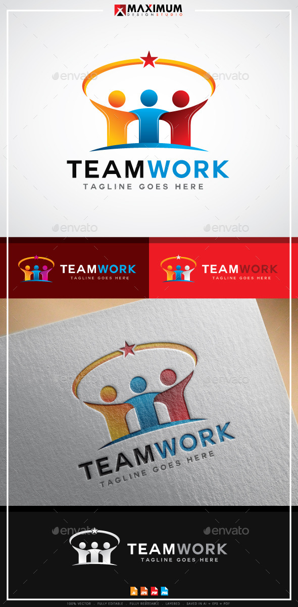 Teamwork Graphics, Designs & Templates | GraphicRiver