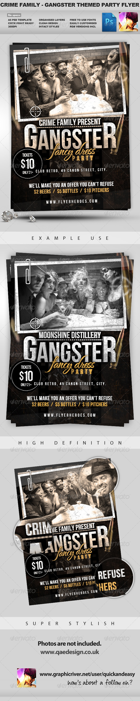 Gangster Graphics, Designs & Templates | GraphicRiver