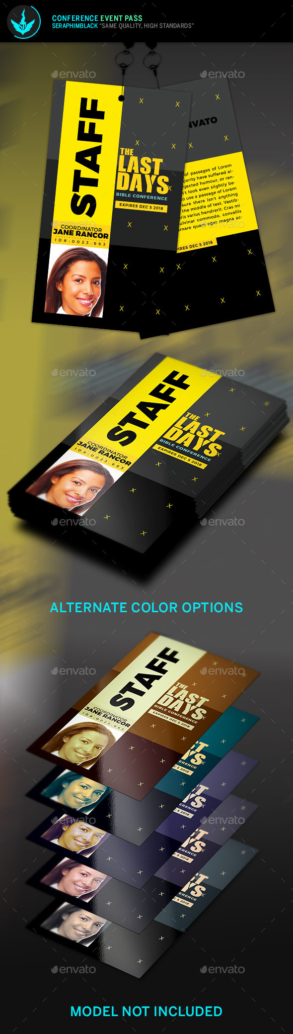 Media Pass Graphics, Designs & Templates from GraphicRiver