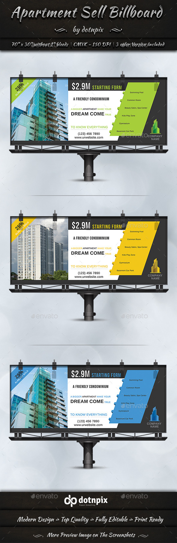 Apartments Graphics, Designs & Templates | GraphicRiver