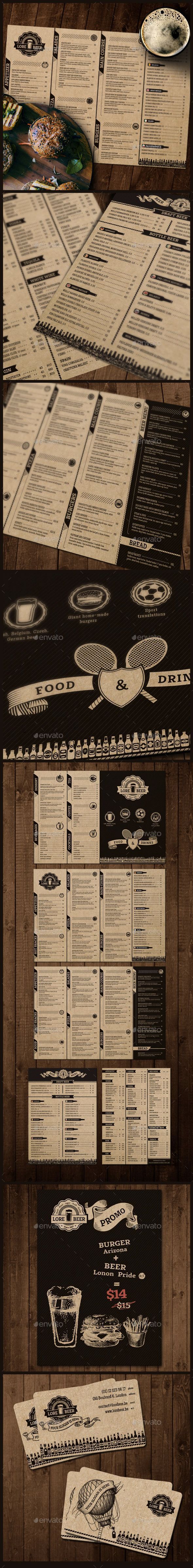 A3 Menu Templates from GraphicRiver