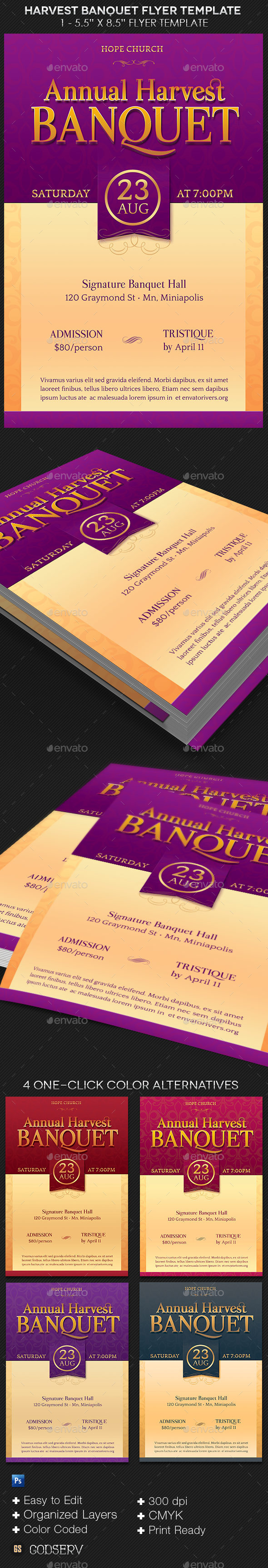 Banquet Graphics, Designs & Templates | GraphicRiver