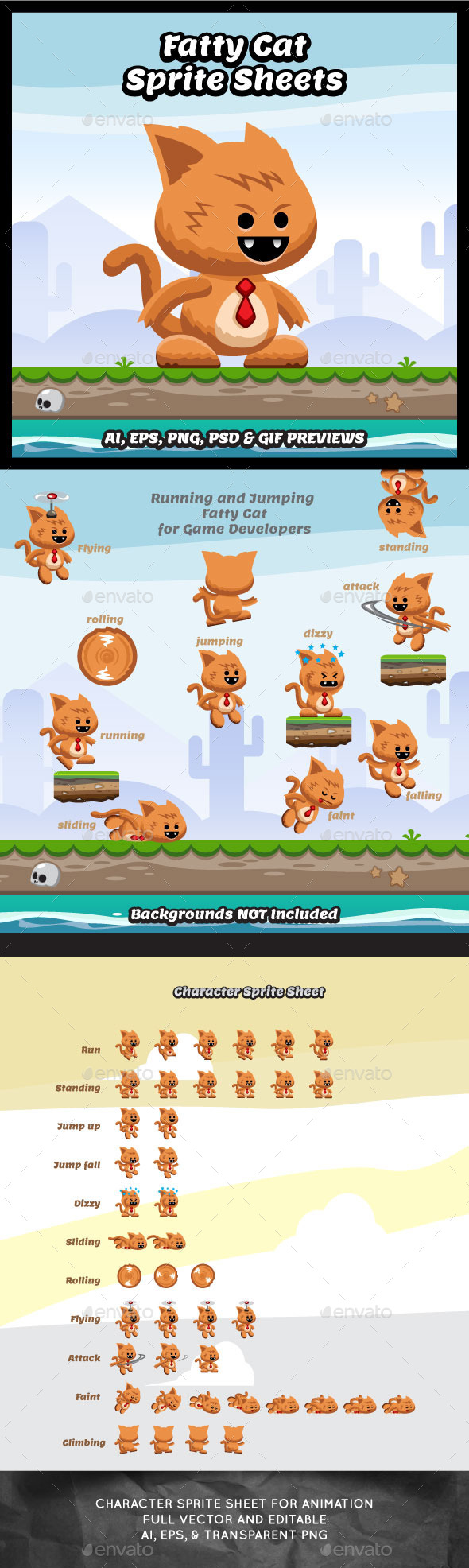 Cat Game Assets from GraphicRiver