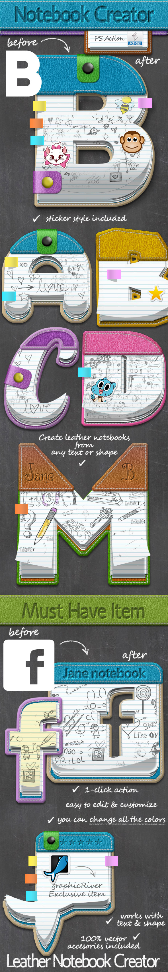 Notebook Graphics, Designs & Templates | GraphicRiver