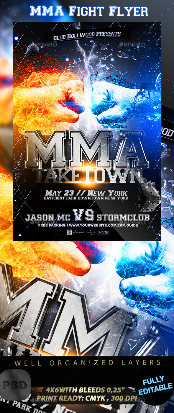 Mma Fighter Graphics, Designs & Templates from GraphicRiver