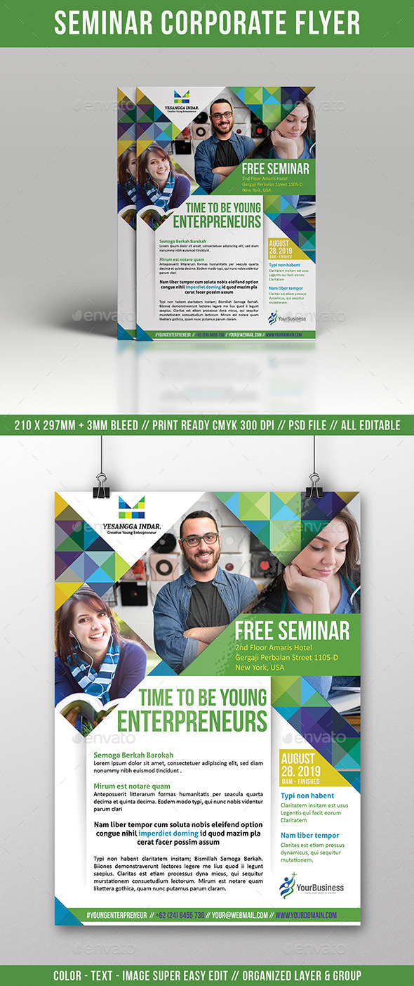 Seminar Graphics, Designs & Templates from GraphicRiver