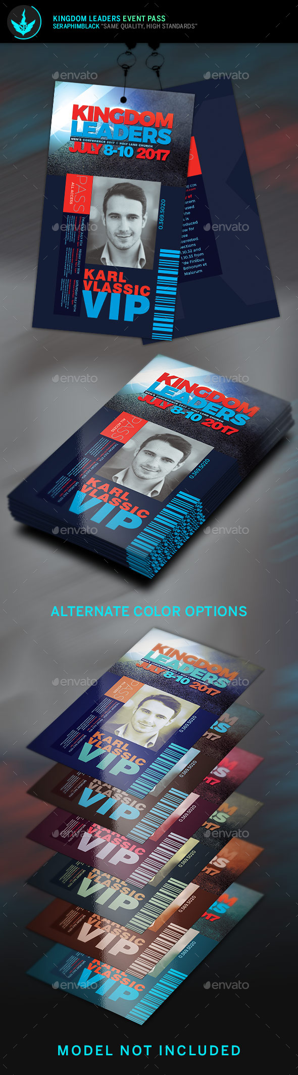 Media Pass Graphics, Designs & Templates from GraphicRiver