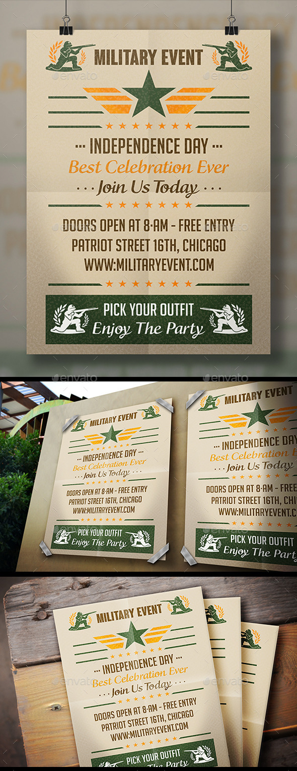 Military Graphics, Designs & Templates | GraphicRiver