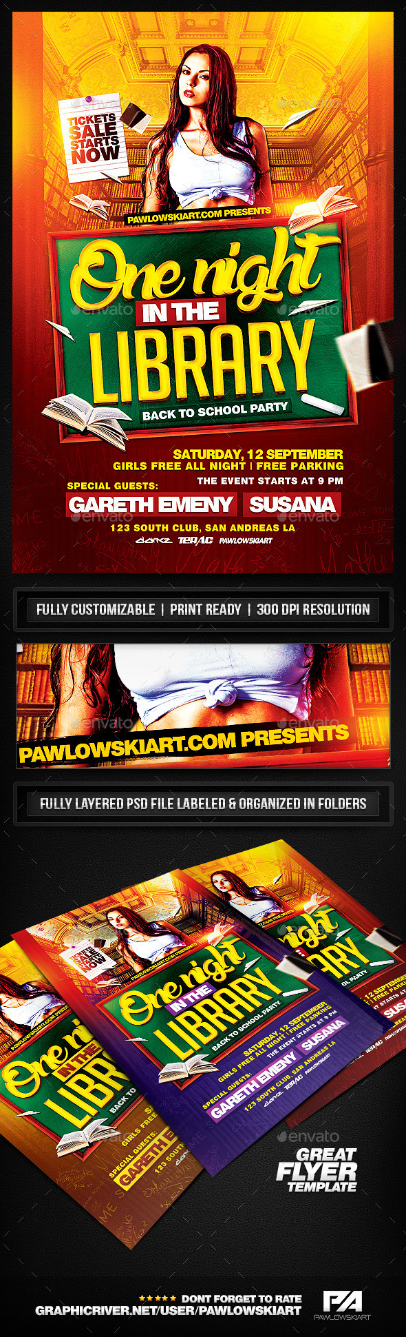 Library Flyer Templates | GraphicRiver