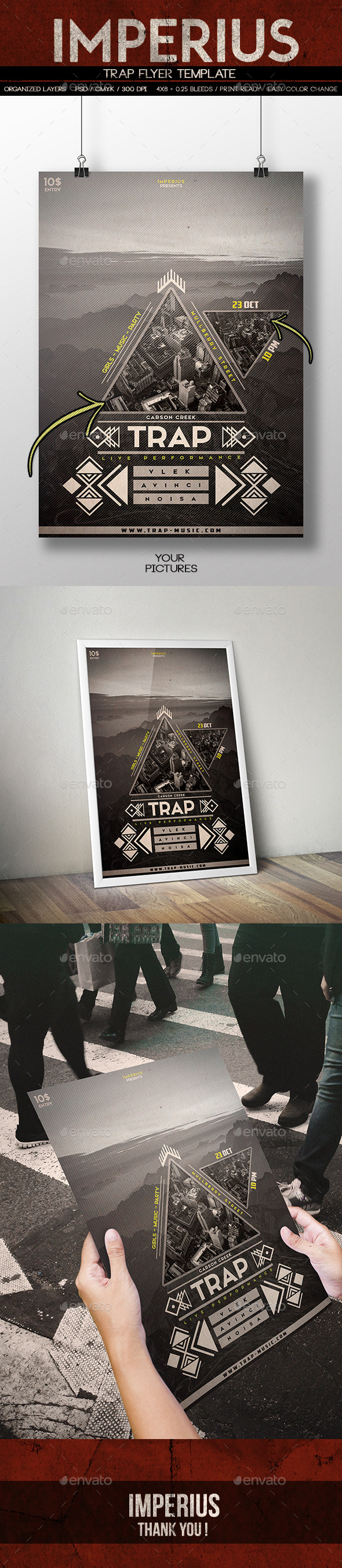Trap Graphics, Designs & Templates from GraphicRiver