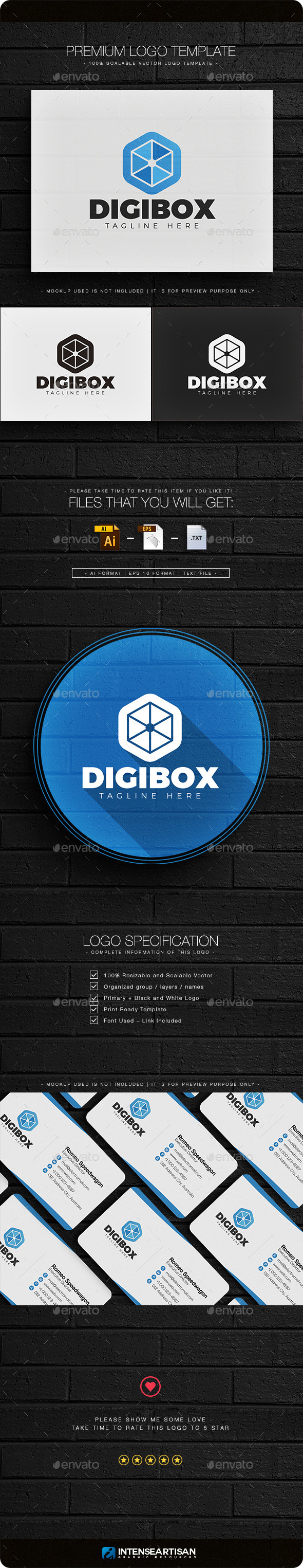 Digibox Graphics, Designs & Templates | GraphicRiver