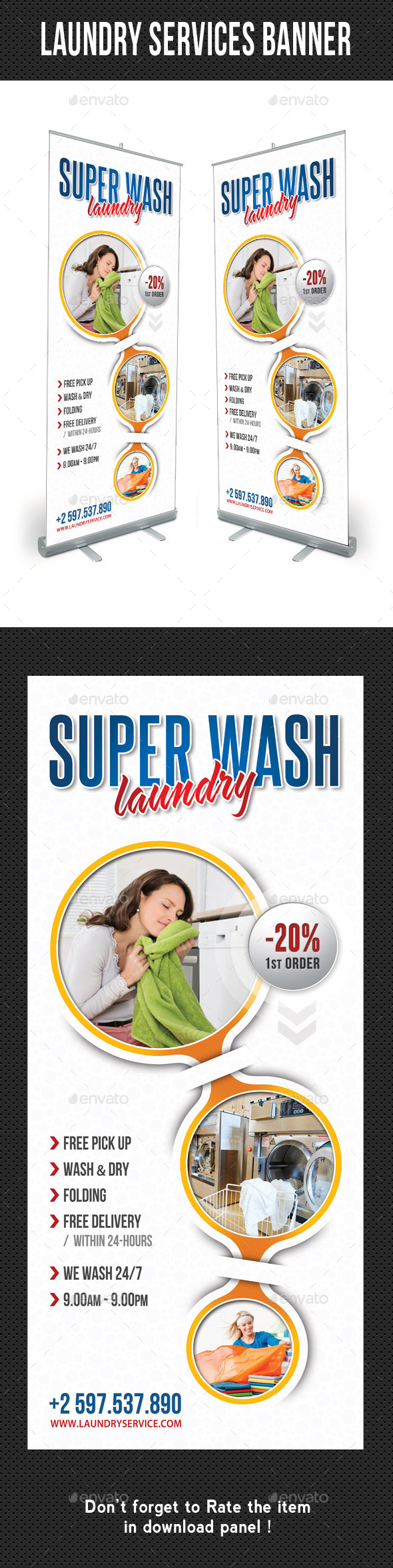 Laundry Banner Graphics, Designs & Templates from GraphicRiver