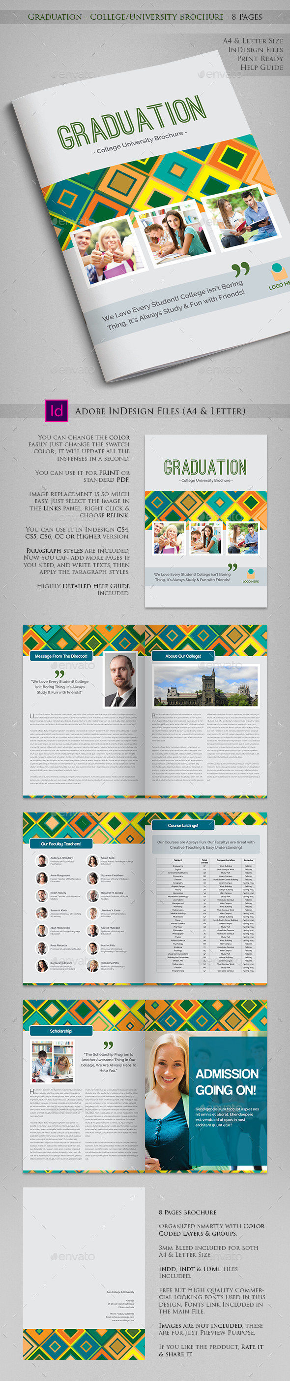 Graduation Brochure Templates | GraphicRiver