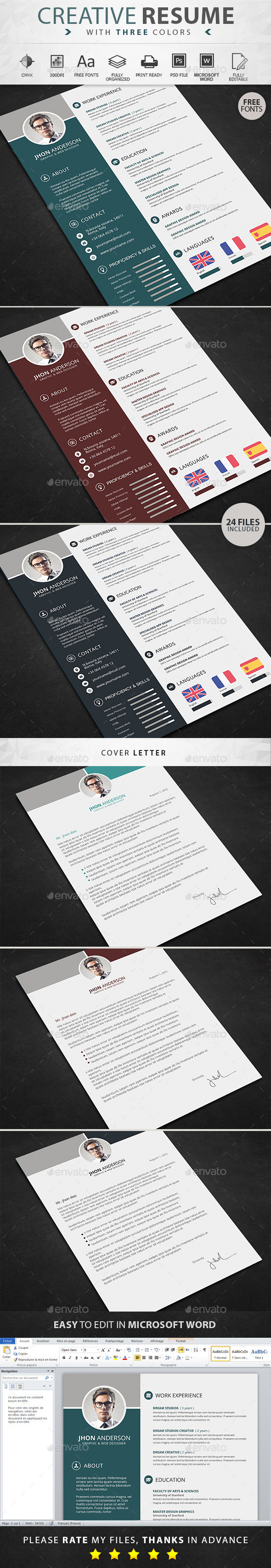 2024's Best Selling Resume Templates