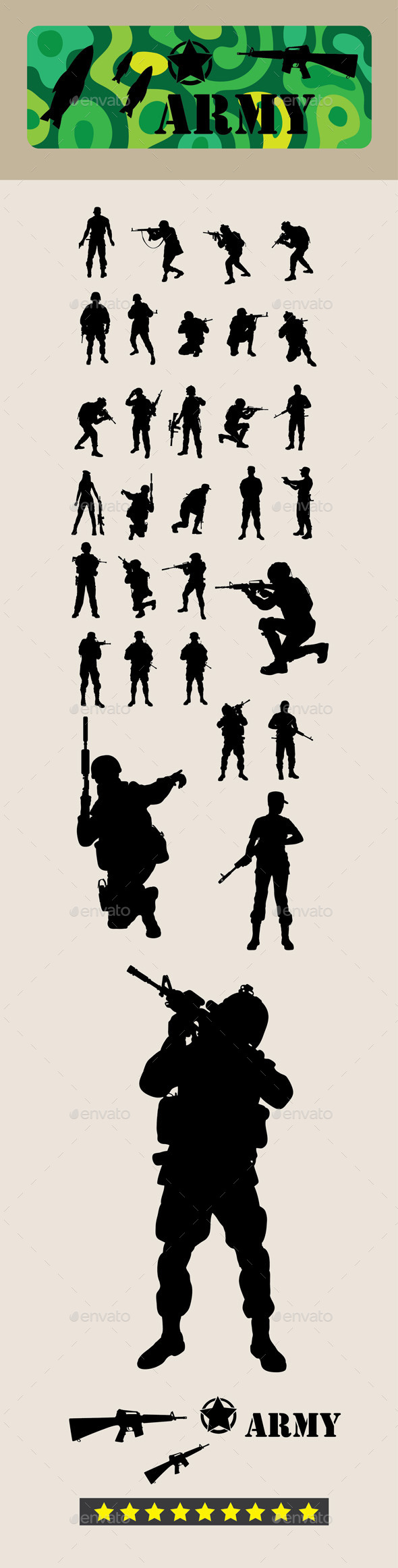 Soldier Graphics, Designs & Templates | GraphicRiver