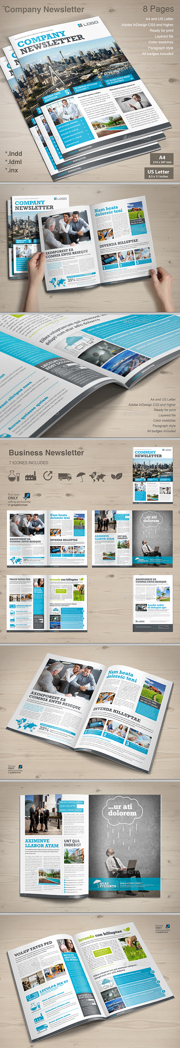 Newsletter Graphics, Designs & Templates | GraphicRiver