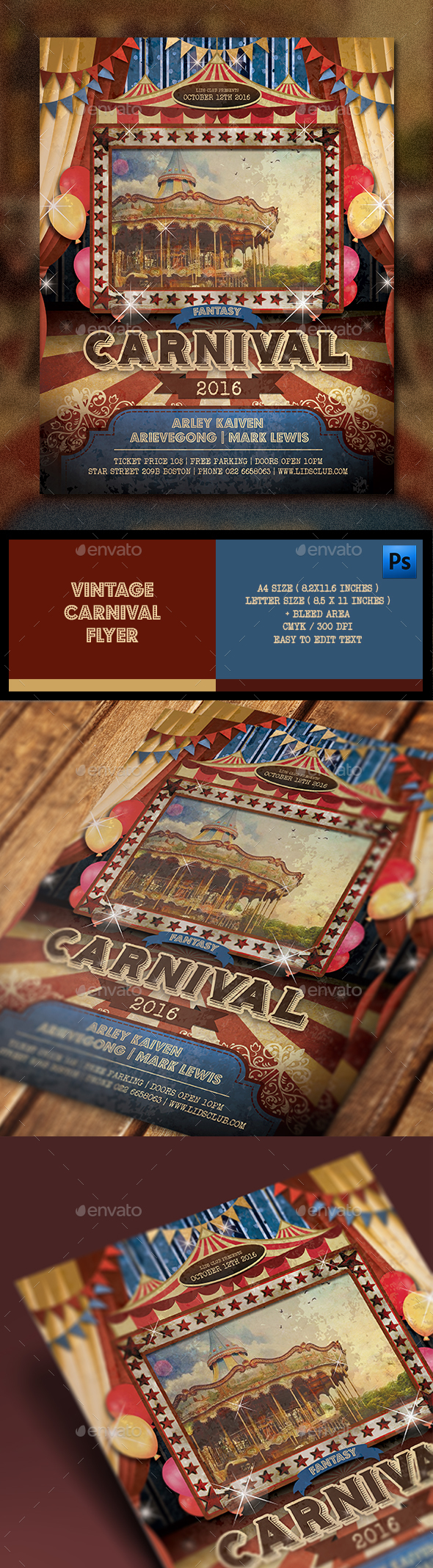 Carnival Graphics, Designs & Templates from GraphicRiver