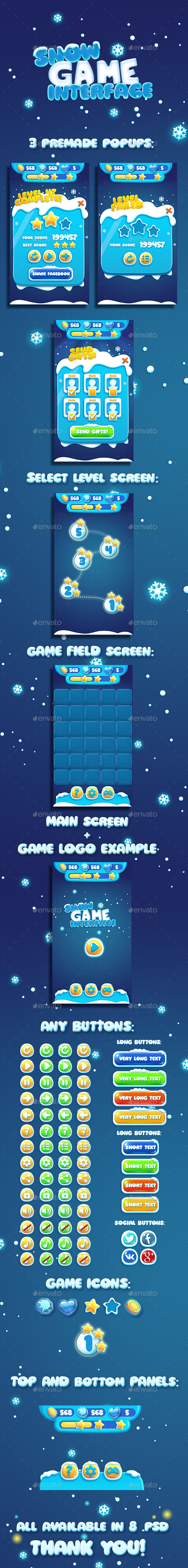 Fantasy Game User UI Templates from GraphicRiver