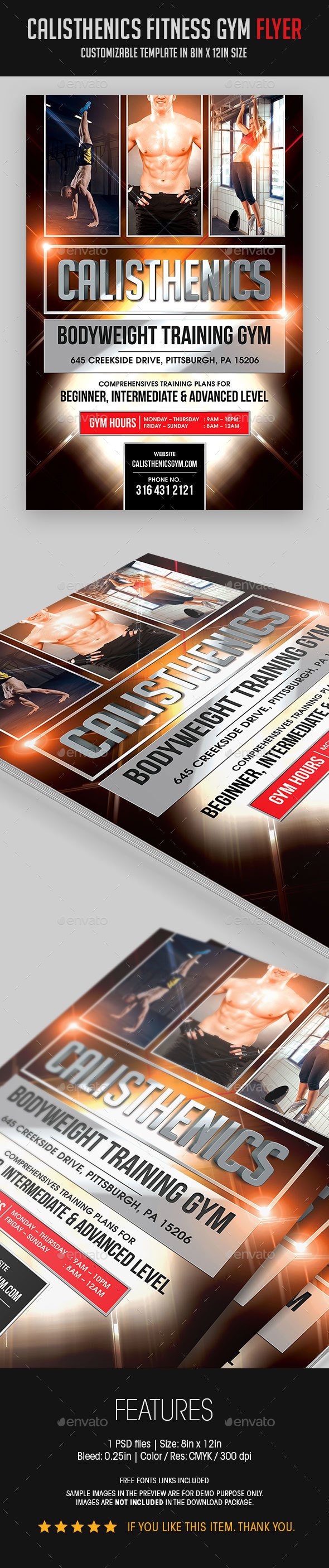 Parkour Flyer Templates from GraphicRiver