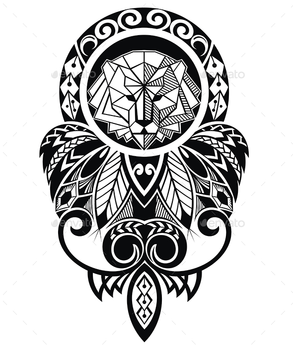 Polynesian Animals Graphics, Designs & Templates