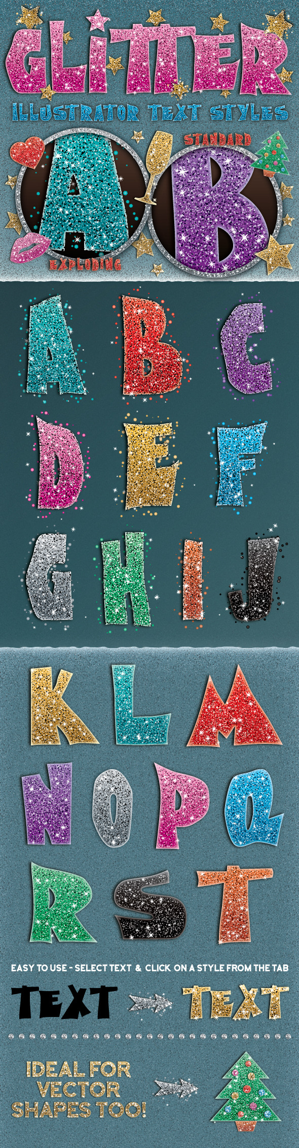 Glitter Graphics, Designs & Templates | GraphicRiver