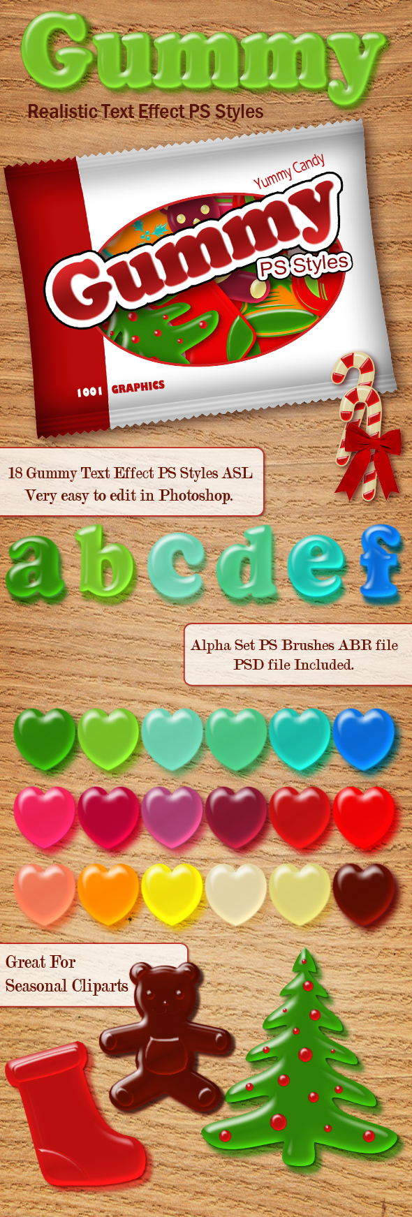 Gummy Graphics, Designs & Templates | GraphicRiver