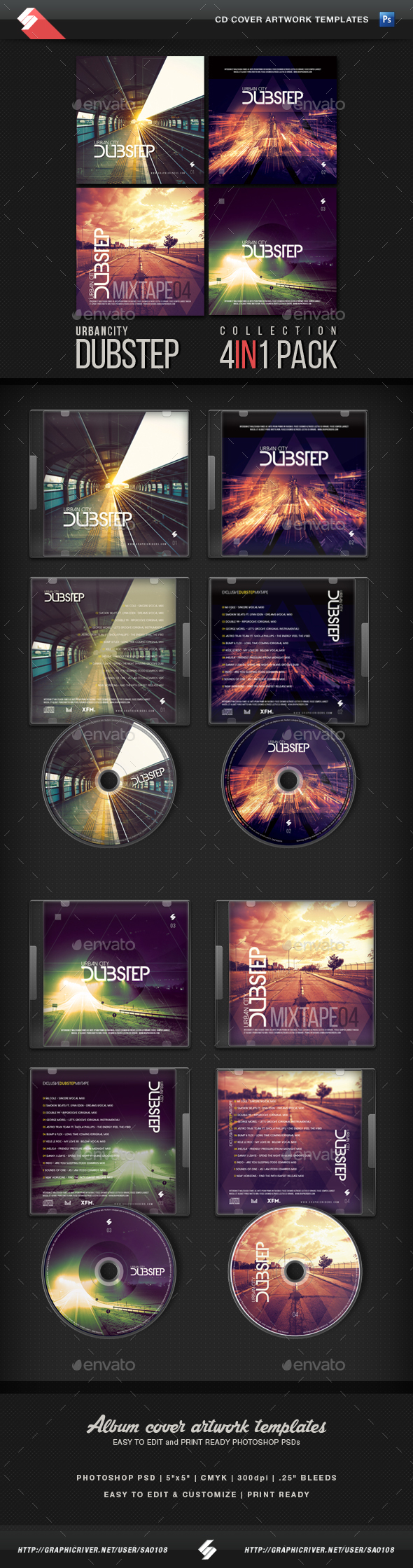 CD & DVD Artwork Templates from GraphicRiver