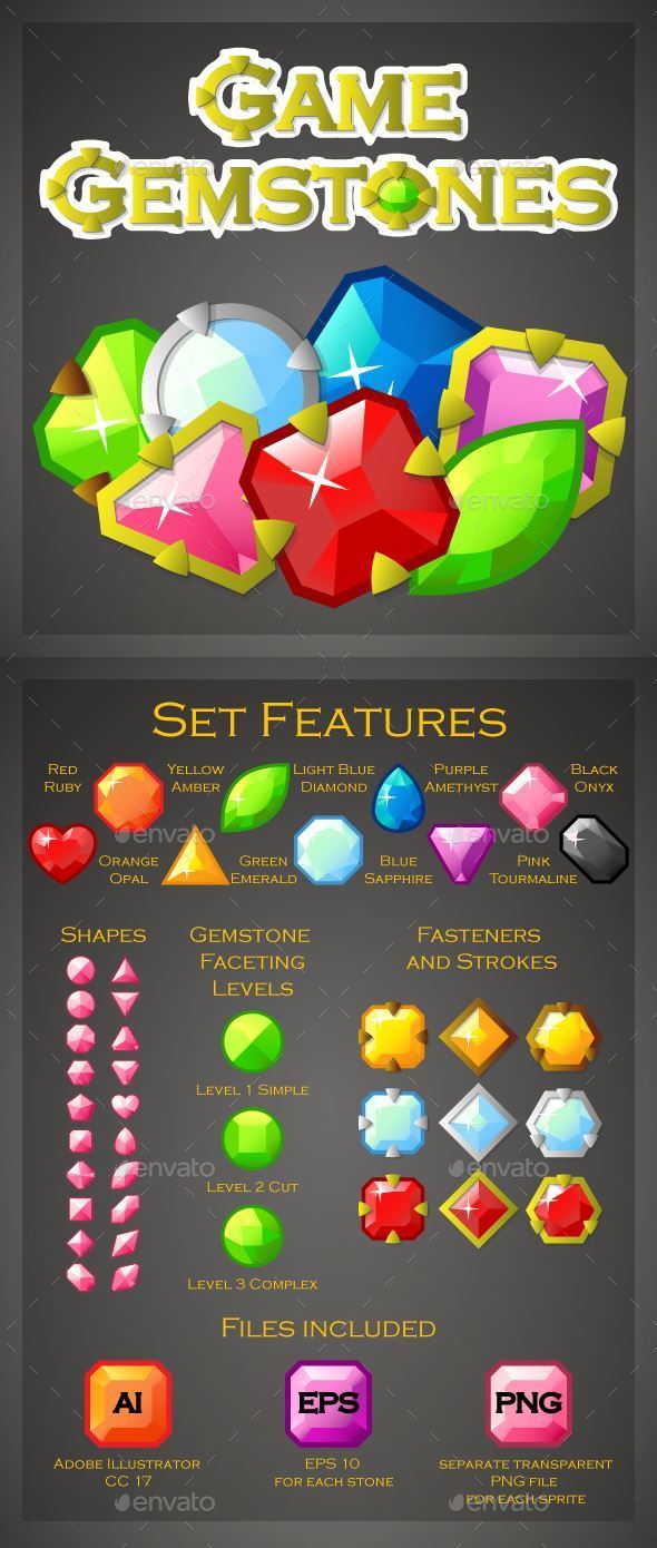 Game Sprites & Sheet Templates from GraphicRiver
