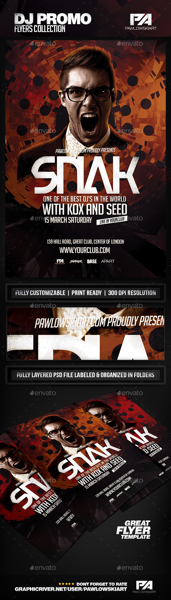 Album Flyer Templates from GraphicRiver