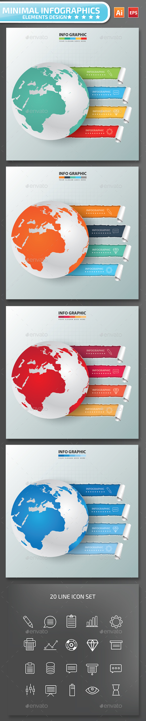 Globalization Infographic Templates from GraphicRiver