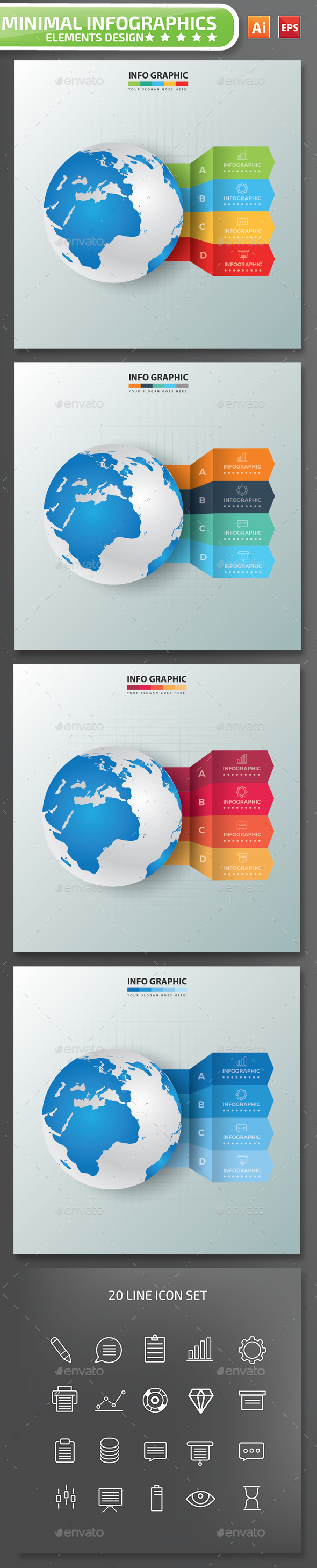 Globalization Infographic Templates from GraphicRiver