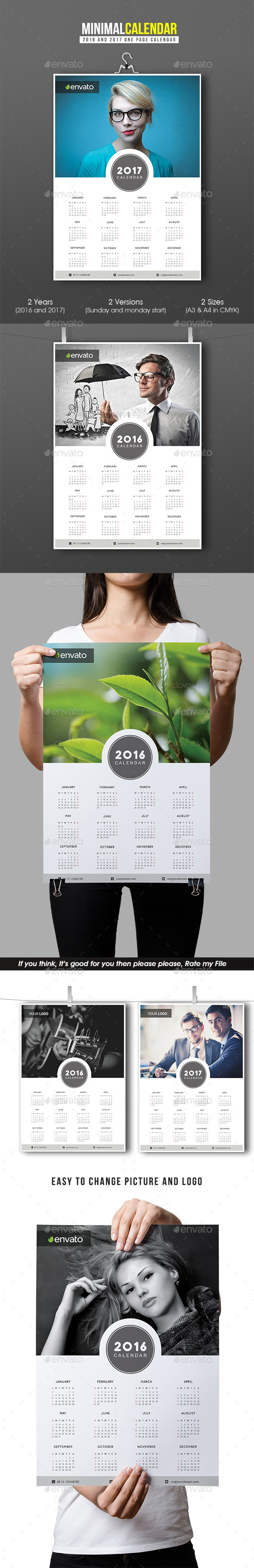 Calendar Calendar Templates & Designs | GraphicRiver