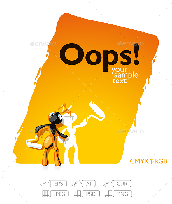 Oops Graphics, Designs & Templates | GraphicRiver