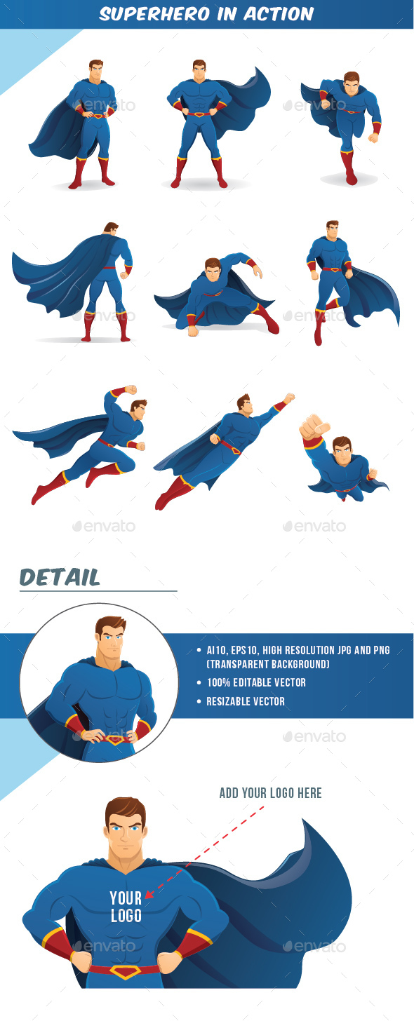 Superhero Graphics, Designs & Templates from GraphicRiver