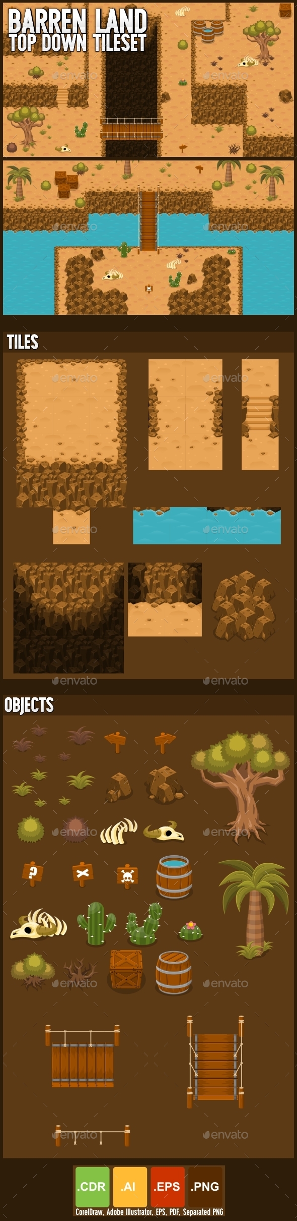 Top-down 2D Game Assets from GraphicRiver