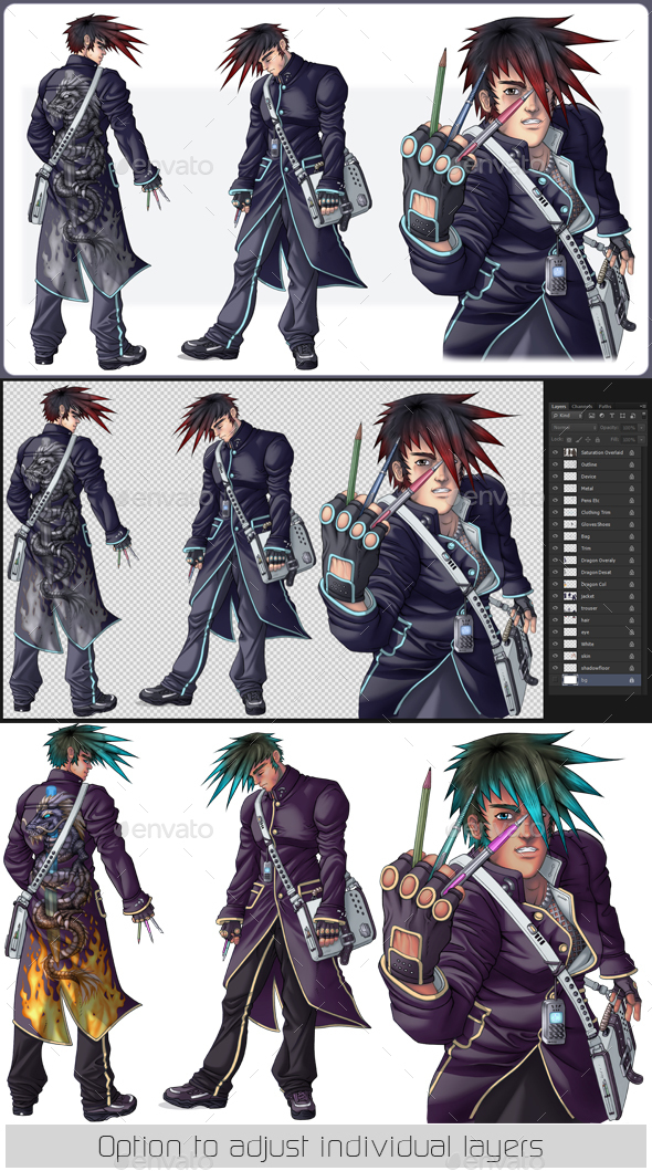 Manga Graphics, Designs & Templates from GraphicRiver